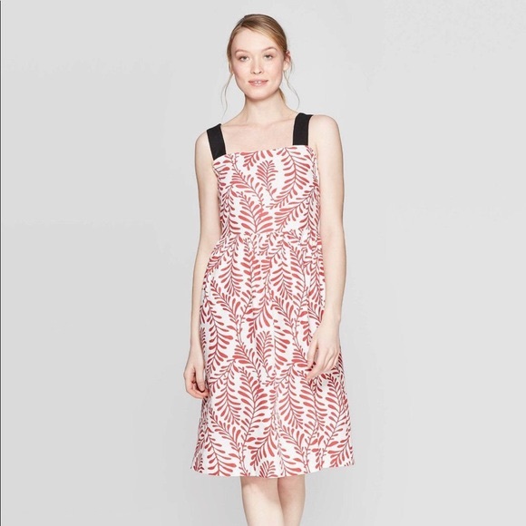 Who What Wear | Dresses | Target Who What Wear Red Leaf Print Sundress ...